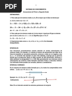 Algebra (Tema 10) Desigualdades e Intervalos | PDF | Desigualdad (Matemáticas) | Intervalo ...