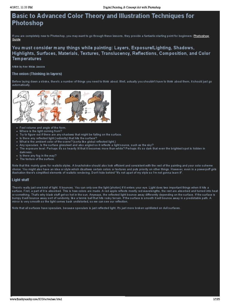 Digital Painting & Concept Art With Photoshop | PDF | Paintings ...