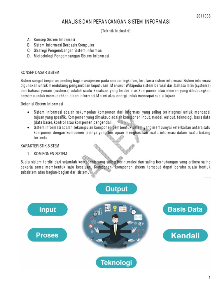 Analisis Dan Perancangan Sistem Informasi | PDF