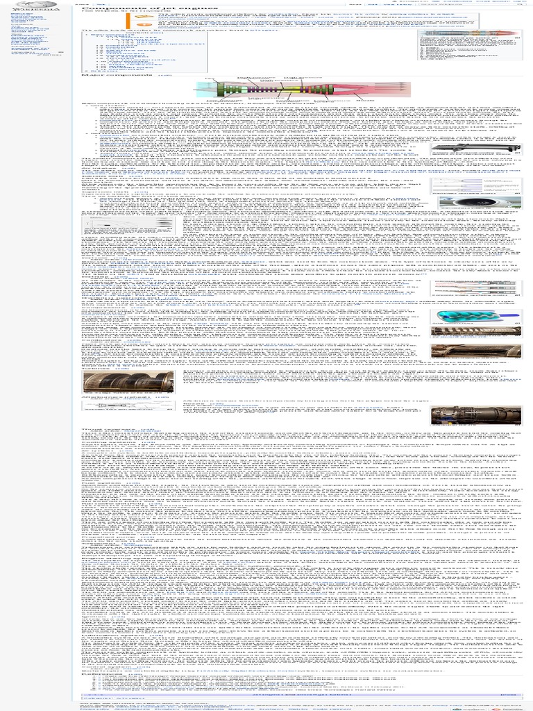 Components of Jet Engines - Wikipedia | PDF | Jet Engine | Turbine