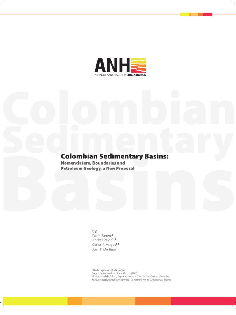 Colombia - Sedimentary Basins | PDF | Sedimentary Basin | Colombia