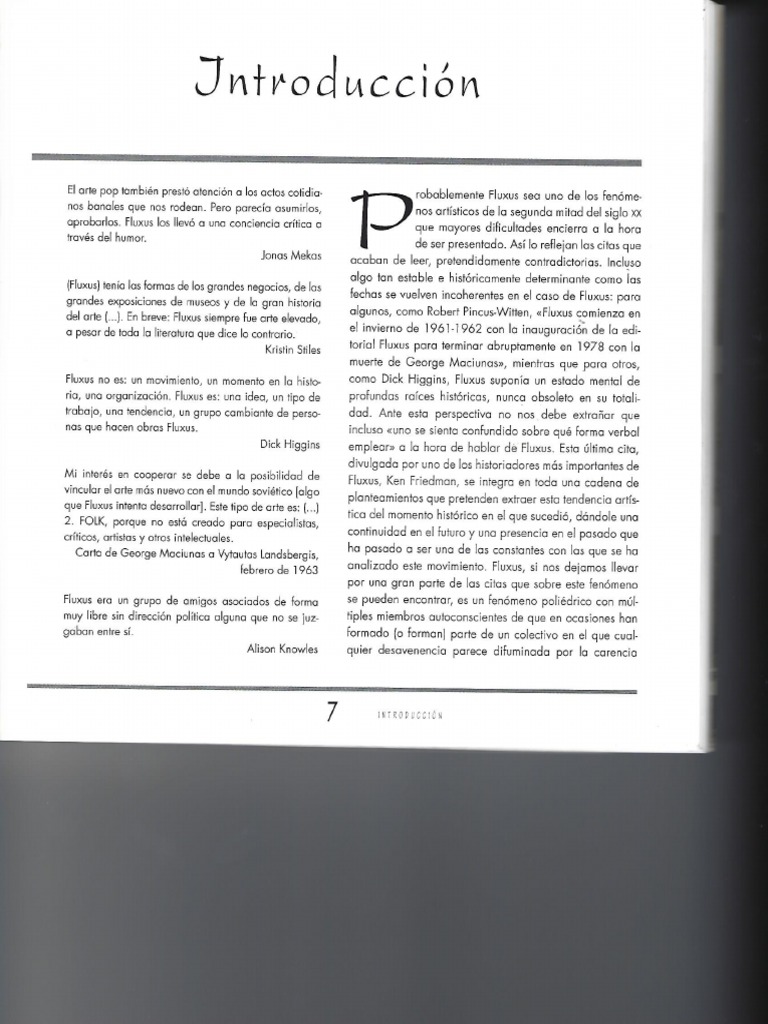 Arte Hoy (FLUXUS) | PDF