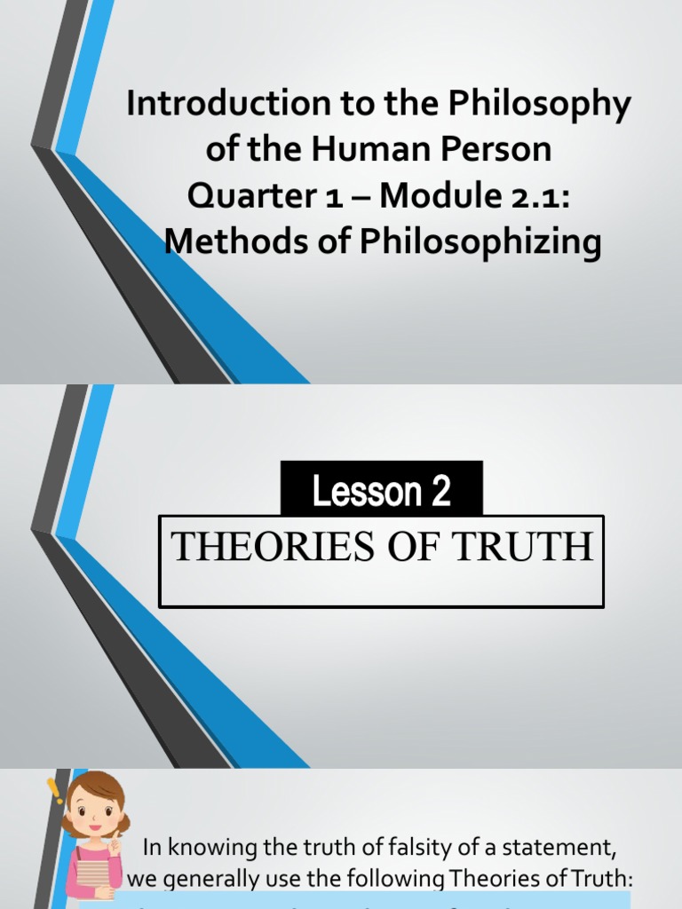 Lesson 2 Module2 | PDF | Truth | Theory