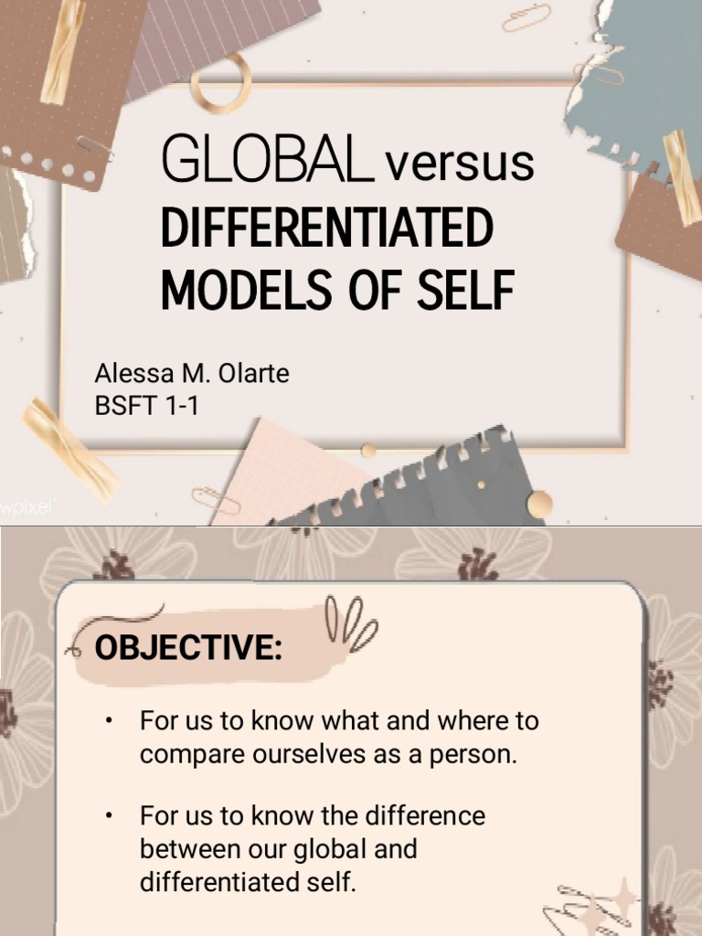 GLOBALVSDIFFERENTIATEDMODELSOFSELF-WPS Office | PDF