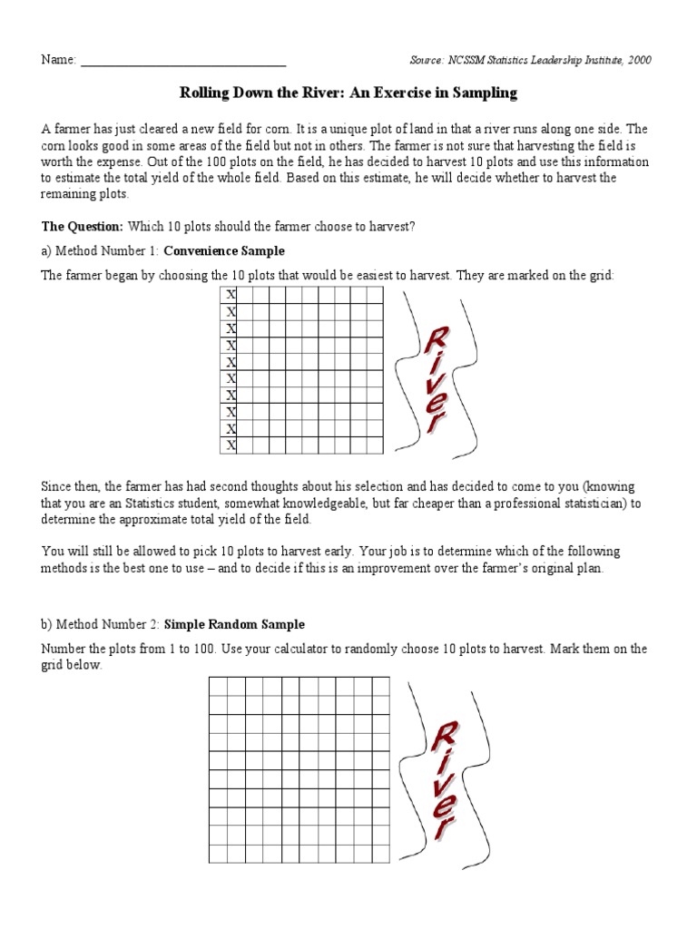 Sampling - Rolling - Down - The - River | PDF | Sampling (Statistics ...