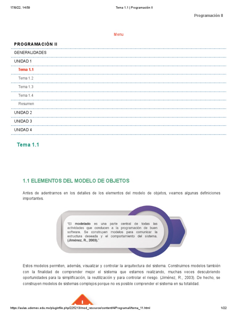 Tema 1.1 - Programación II | Descargar gratis PDF | Objeto (informática) | Herencia ...