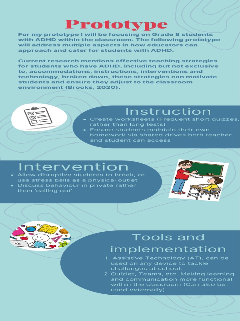 Blue Green Illustrated 5 Productivity Tips and Tricks Infographic | PDF