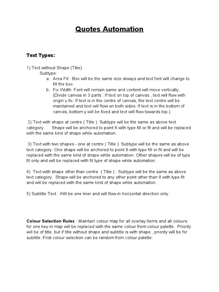 Quotes Automation | PDF | Color | Vision