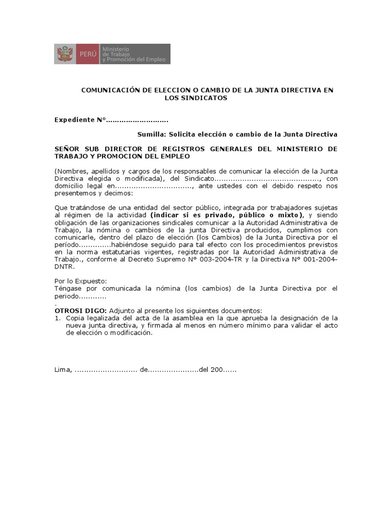 Modelo de Acta | PDF