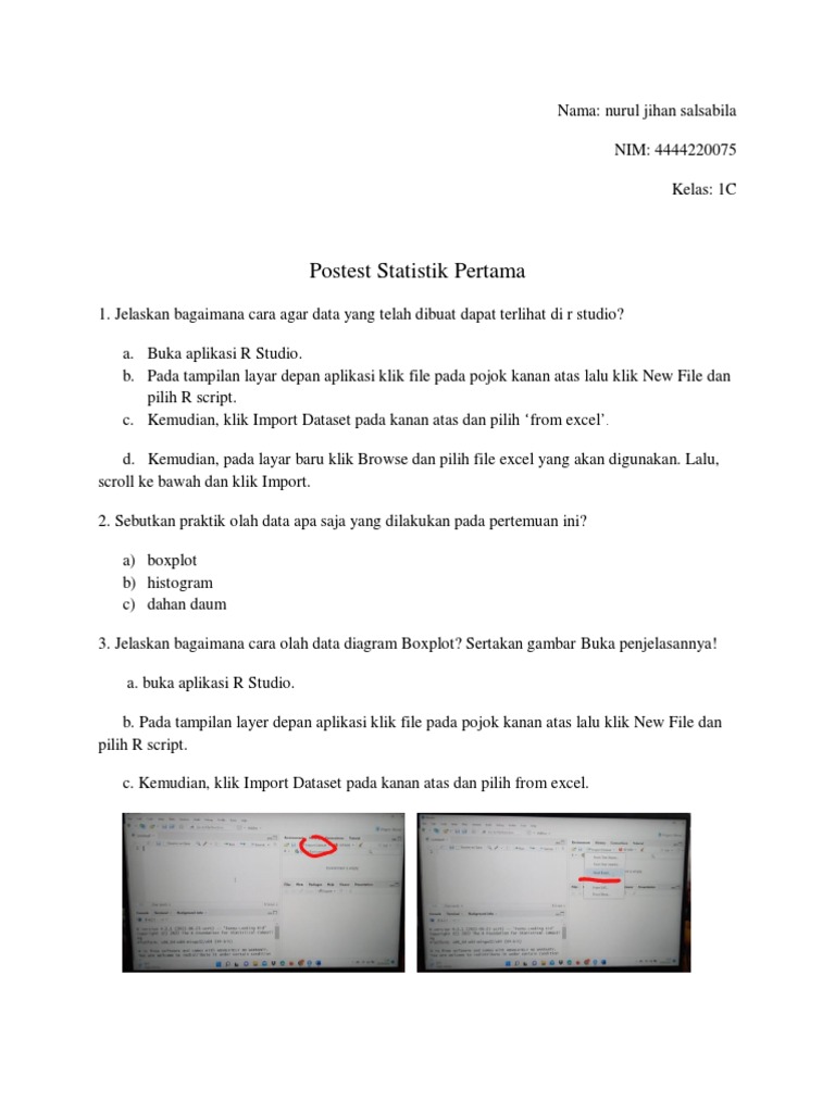 Dasar-Asar Aplikasi R Studio | PDF