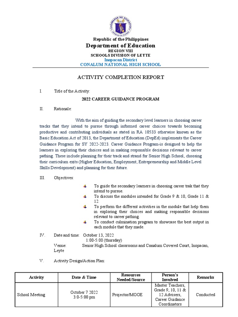 ACR Career Guidance | PDF | Behavior Modification | Cognition