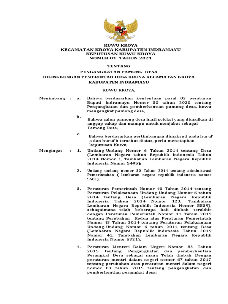 SK 2021 Dede Hidayat | PDF