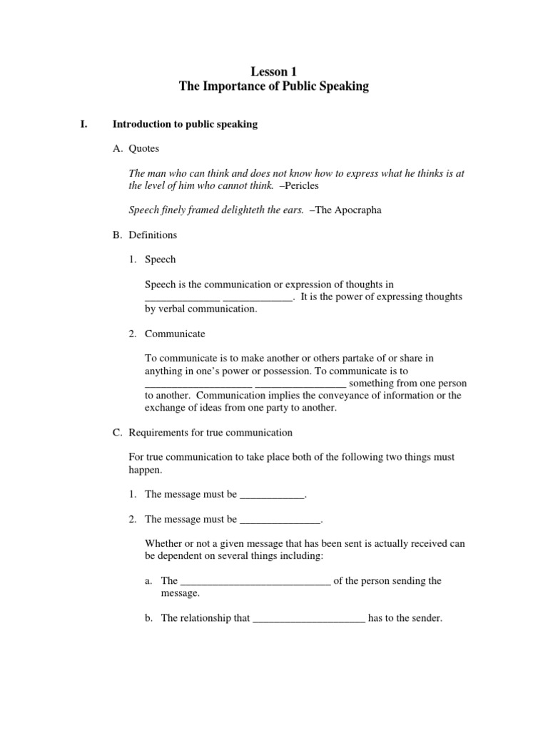 Mastering Public Speaking Skills | PDF | Nonverbal Communication ...
