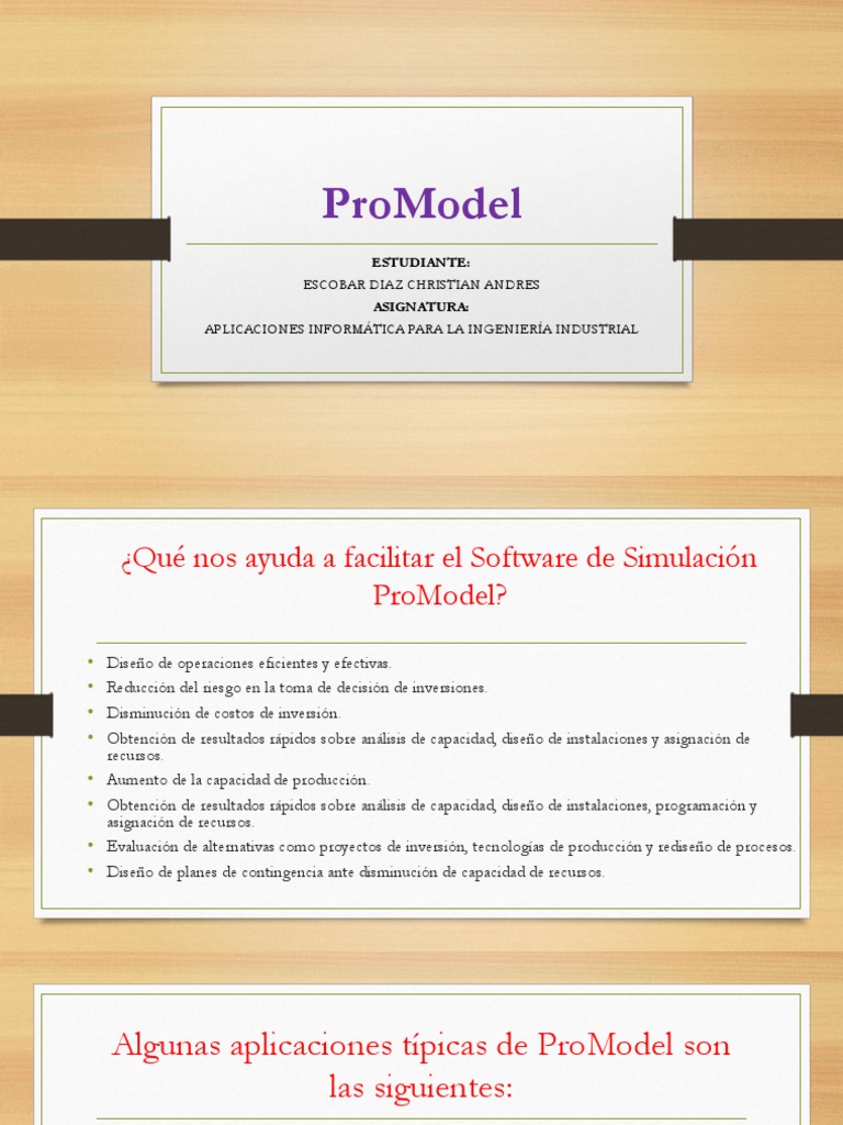 Pro Model | PDF | Software | Simulación