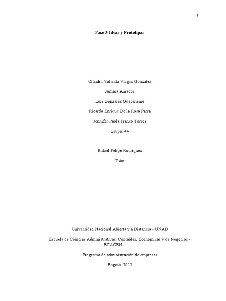 Fase-3 Idear y Prototipar Con Norma APA | PDF | El pensamiento de diseño