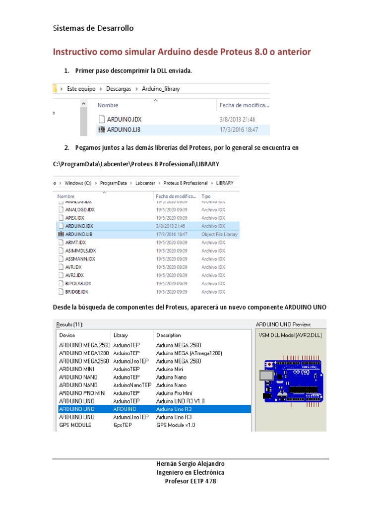 ARDUINO y PROTEUS | PDF | Compilador | Programa de computadora ARDUINO y PROTEUS | PDF | Compilador | Programa de computadora