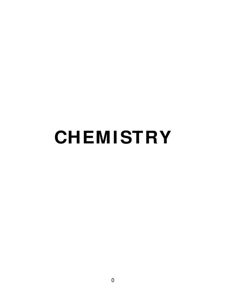 Chemistry First Year Remedial PDF | PDF | Gases | Chemical Polarity