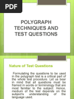 Chapter Viii - Test Questions Types and Purposes | PDF | Polygraph ...