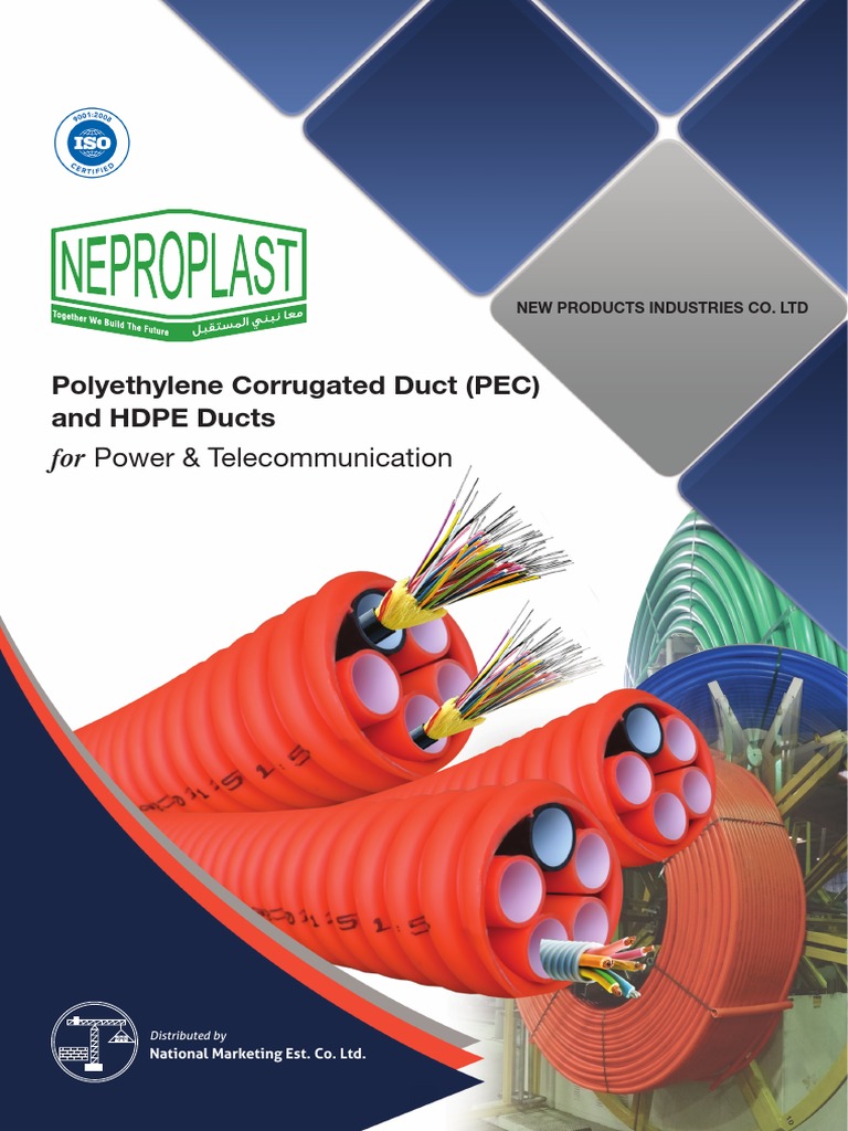 Polyethylene Corrugated Duct (PEC) and HDPE Ducts: For Power ...