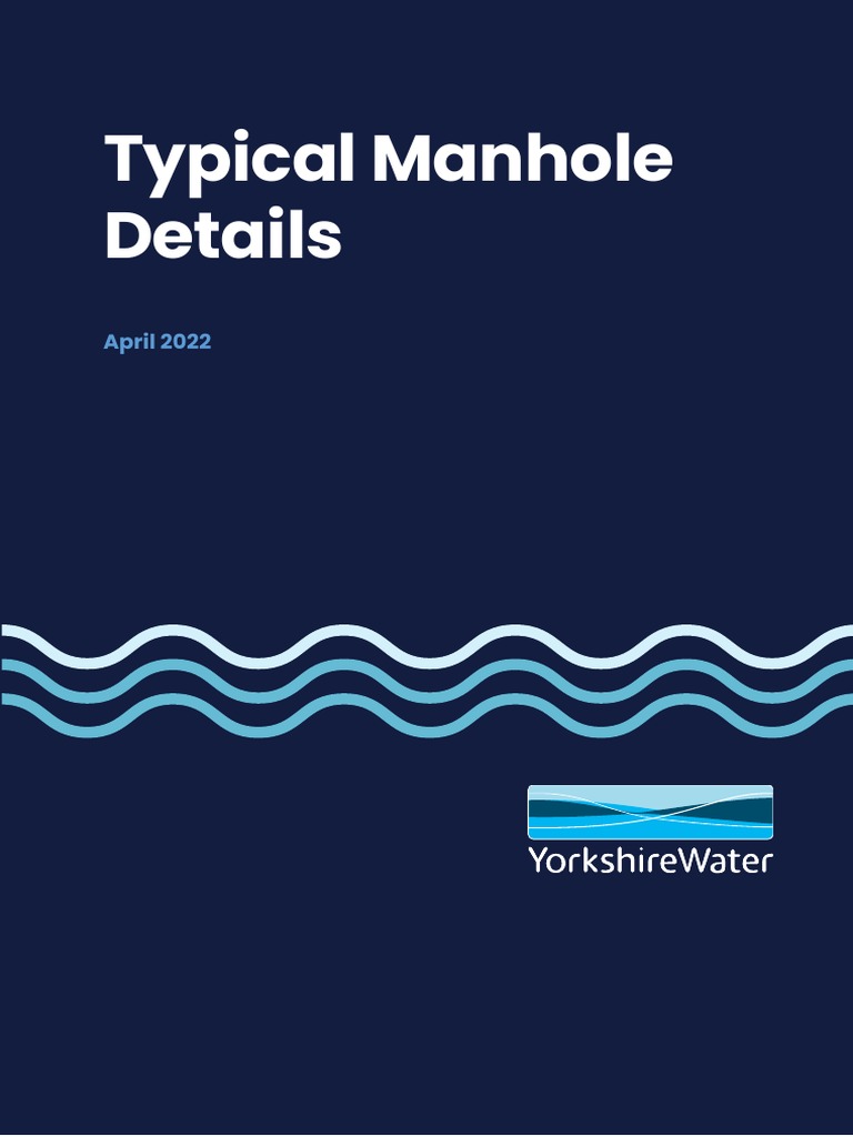 Developerguides Typical Manhole Detail Drawings 2022 | PDF | Pipe ...