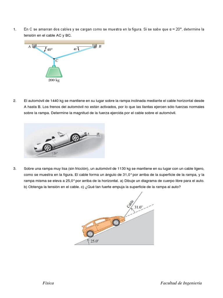 S06. PRÁCTICA DE LEYES DE NEWTON (Desarrollo) | PDF | Tensión (Física) | Mecanica clasica