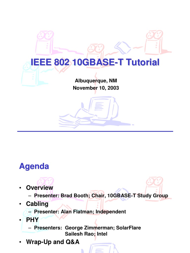 10GBASE T Tutorial | PDF | Forward Error Correction | Low Density ...