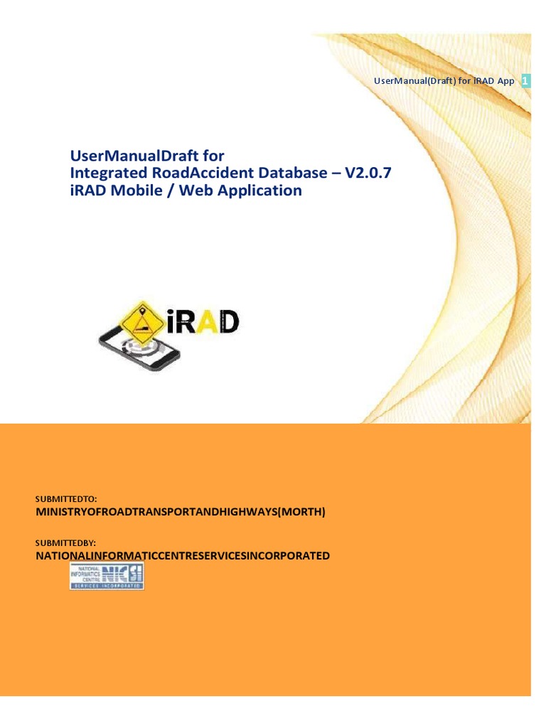 IRAD Ver 2 0 7 Draft User Mannual Compressed | Download Free PDF | Login | Databases