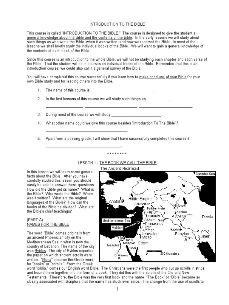 Intro To The Bible From Ziontorrance | PDF | Jesus | Bible