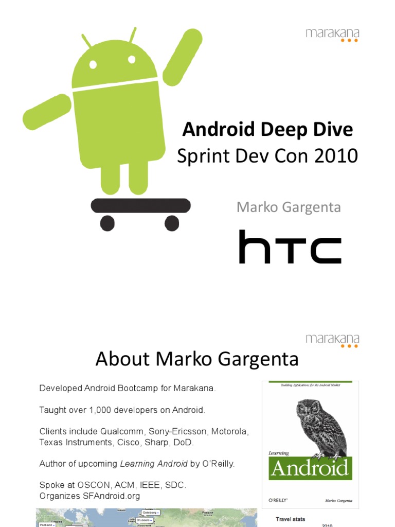 Android Deep Dive | PDF | Android (Operating System) | Page Layout