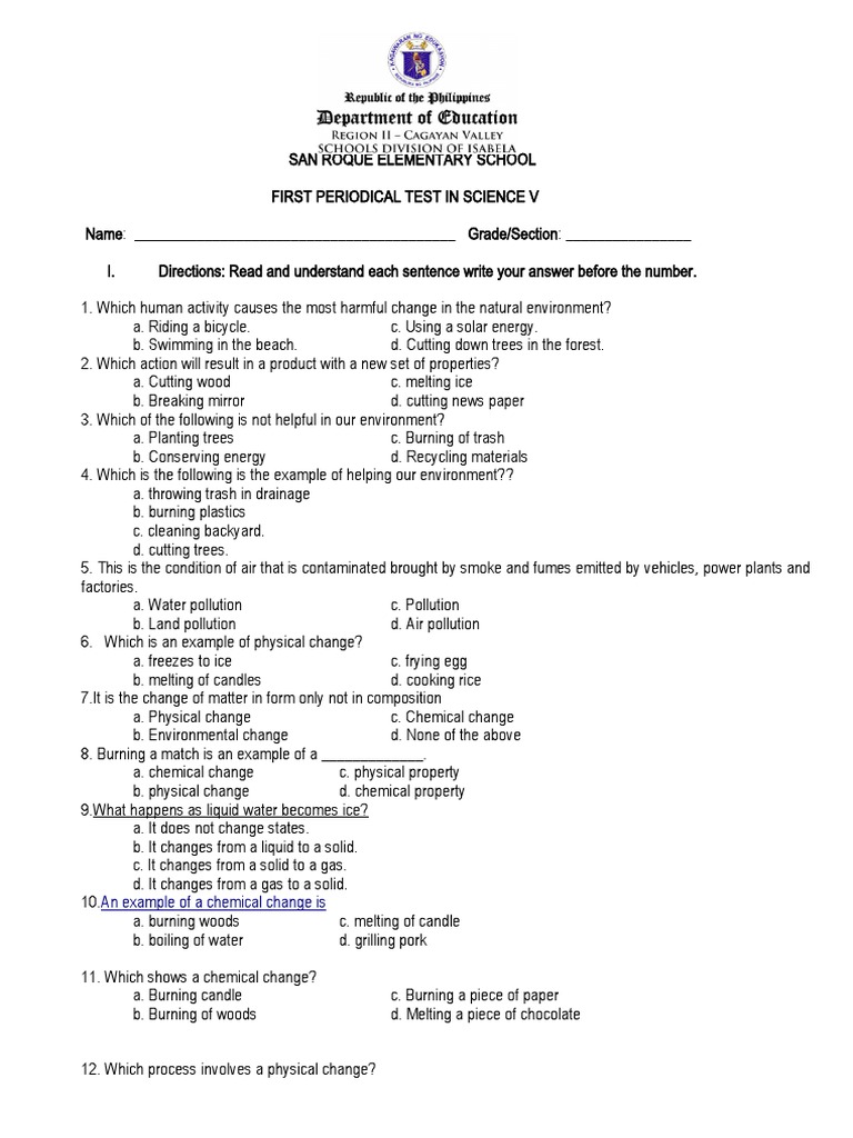 Science First Quarter | PDF | Reuse | Recycling