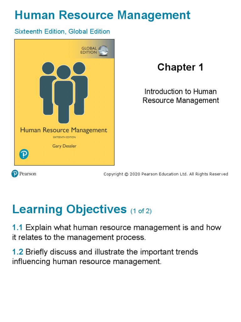 Dessler Hrm16 PPT 01 | PDF | Human Resource Management | Talent Management
