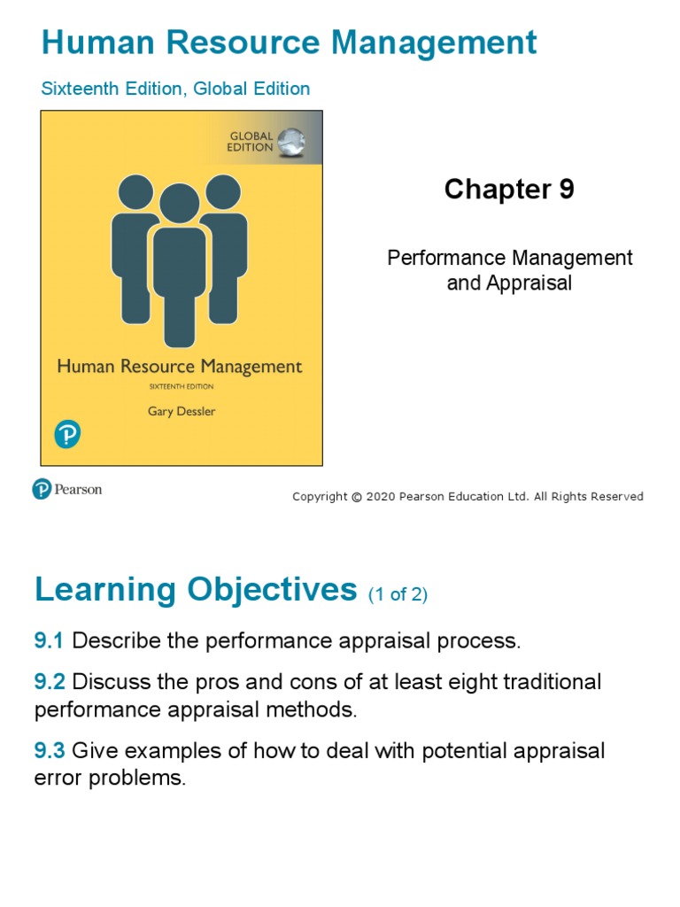 Dessler Hrm16 PPT 09 | PDF | Performance Appraisal | Economies
