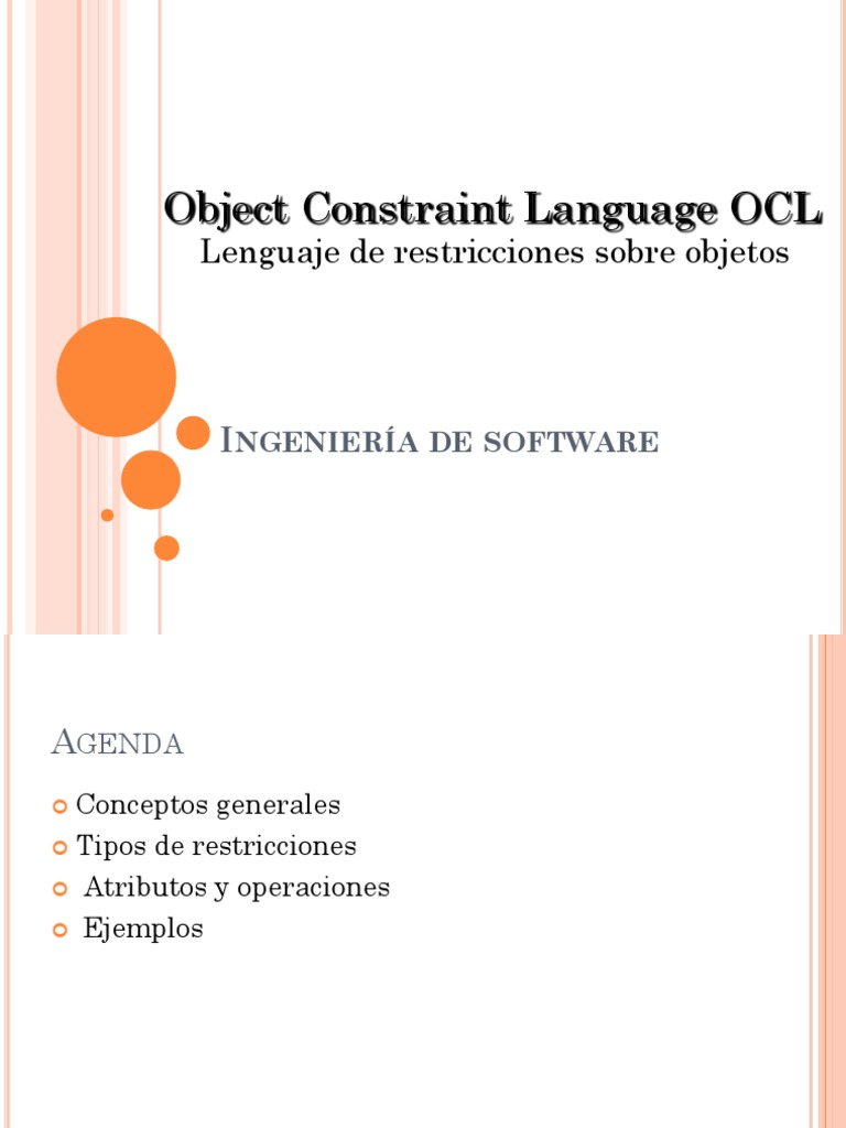Introducción A Object Constraint Language Ocl Pdf Lenguaje De Modelado Unificado