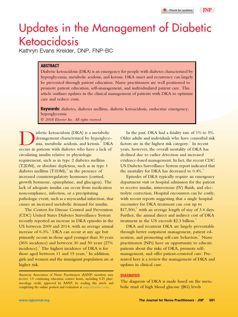 Tatalaksana Kad 1 | Download Free PDF | Ketosis | Hyperglycemia