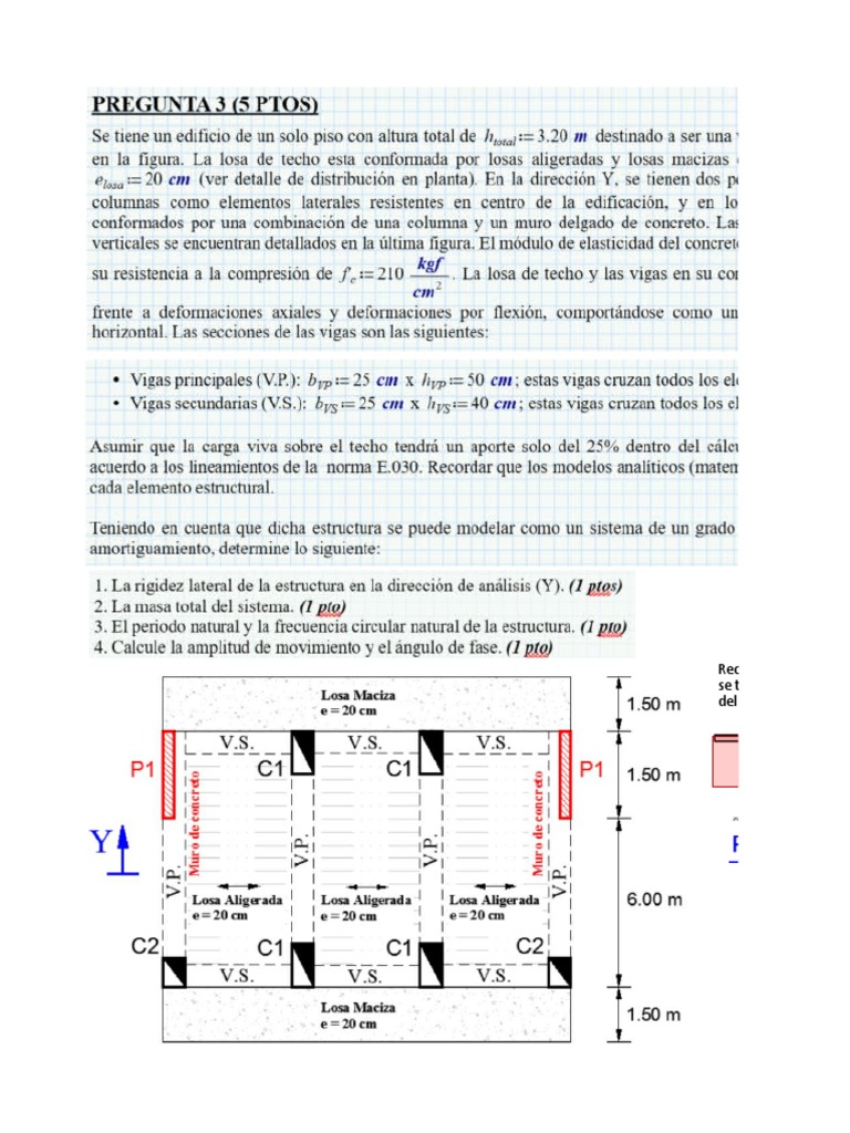 5.ejercicios Metrado de Cargas 01 Pisos 31.08.2022 | PDF | Rigidez ...