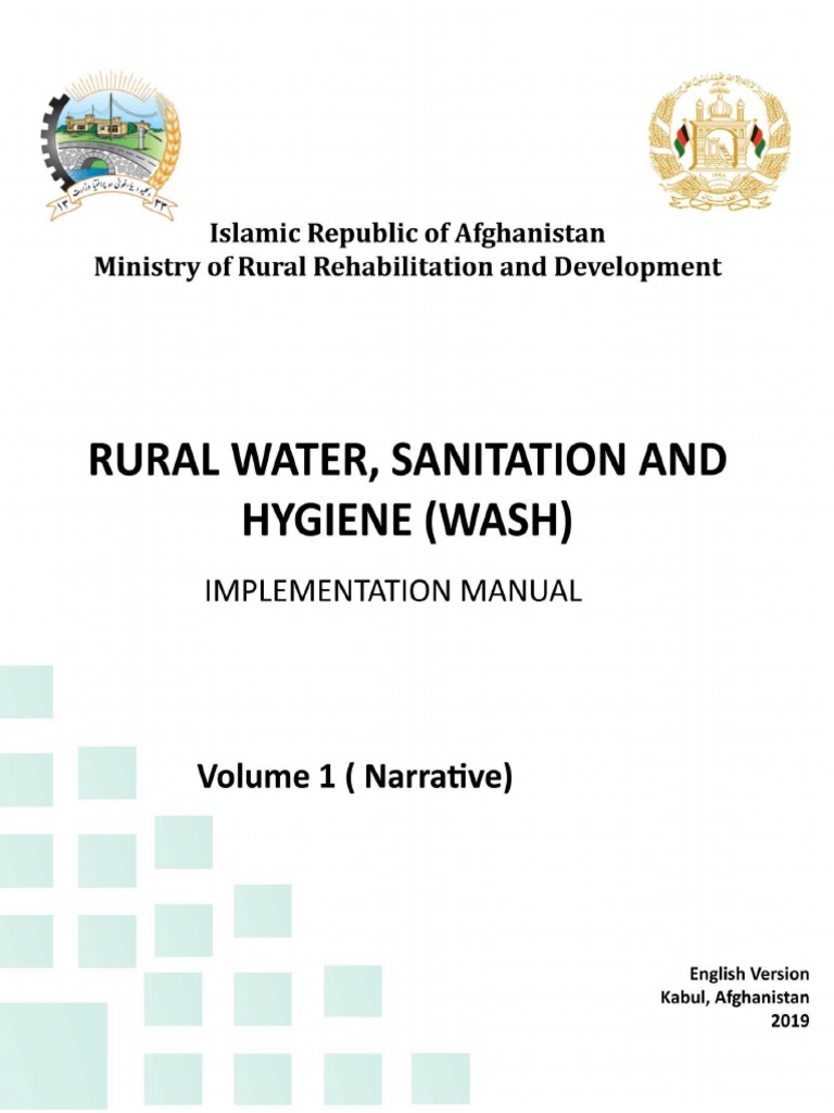 WASH Implementation Manual (Volume-I) | PDF | Wash | Sanitation