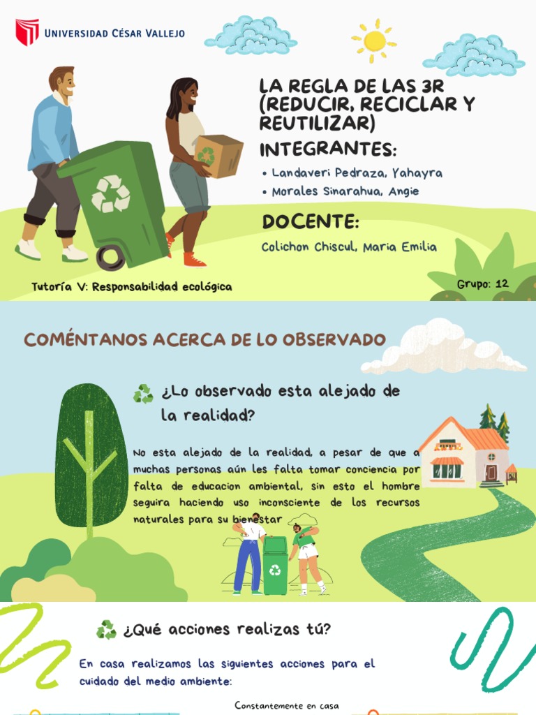 El Uso de Las 3R | PDF | Reciclaje | Residuos