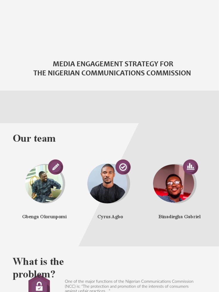Gbenga NCC Presentation | PDF | Nigeria | Digital Marketing