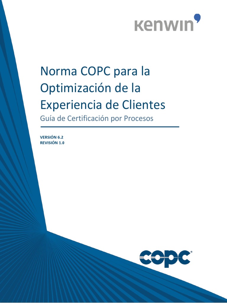 Copc 2020 Release 62 Guia de Certificacion Por Procesos - Esp | PDF ...