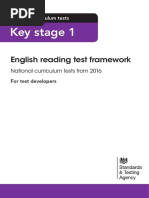 2024 Key Stage 1 Year 2 - English Reading Test Mark Schemes Paper 1 ...