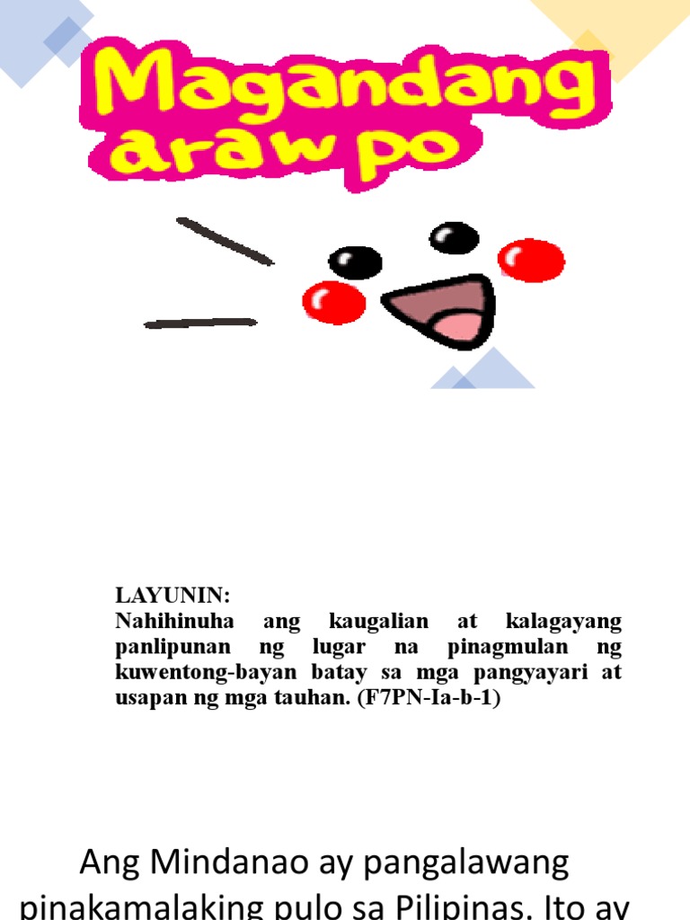 Day 1 Filipino 7 Powerpoint Presentation | PDF