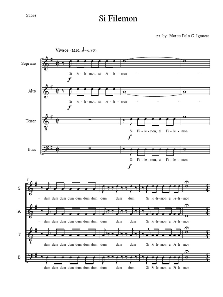 MC - Si-Filemon by Marco Polo Ignacio | PDF