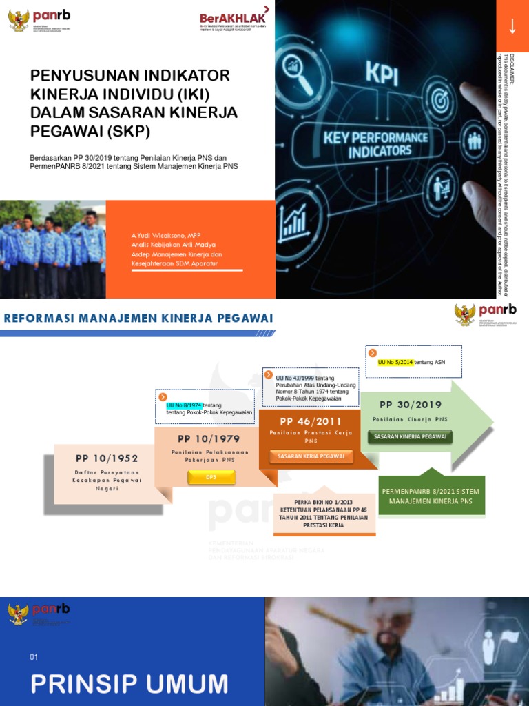 Penyusunan IKI Dalam SKP | PDF