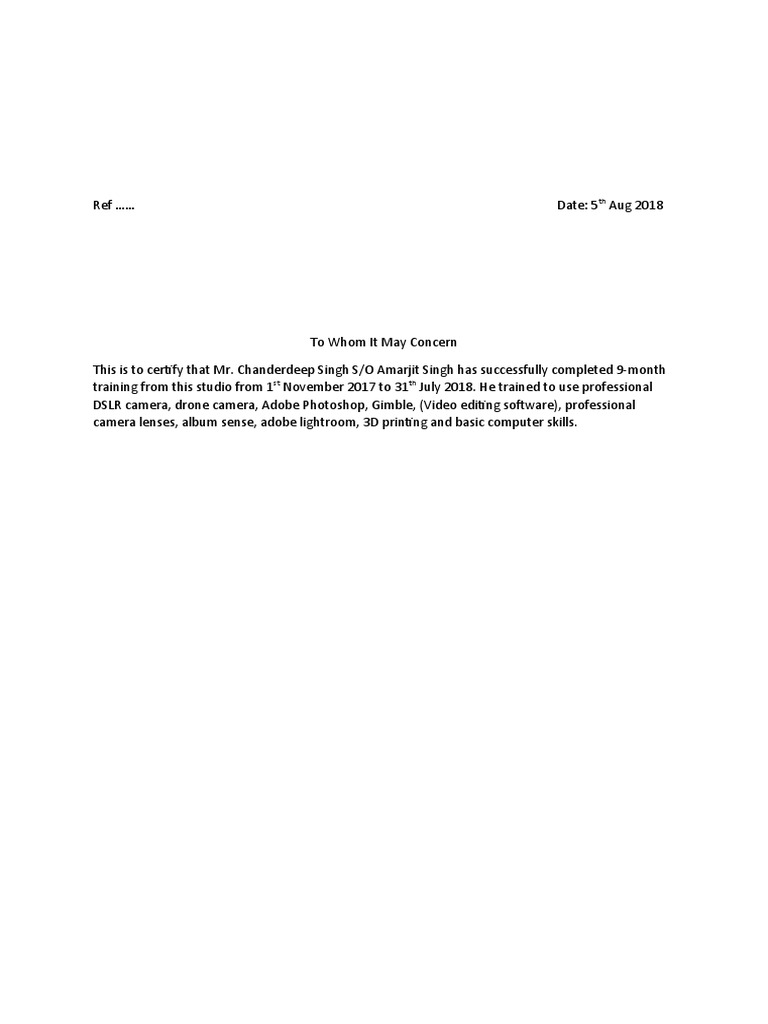 Chanderdeep Exp Template | PDF