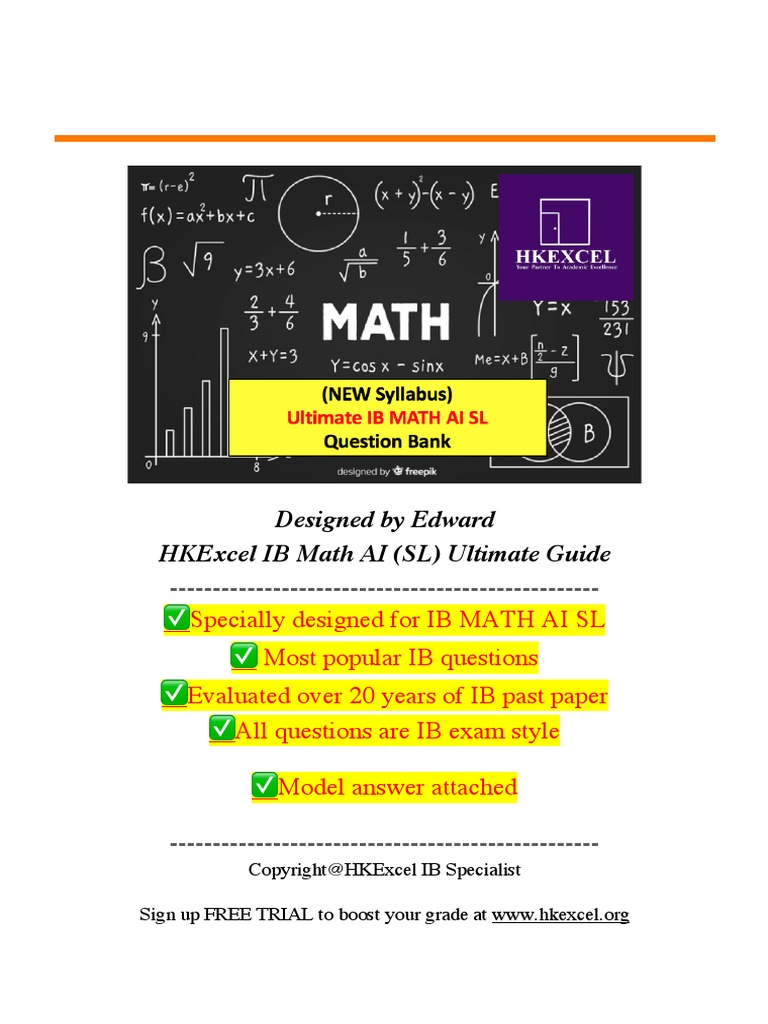 HKExcel Math AI SL Note | PDF | Behavior Modification | Learning