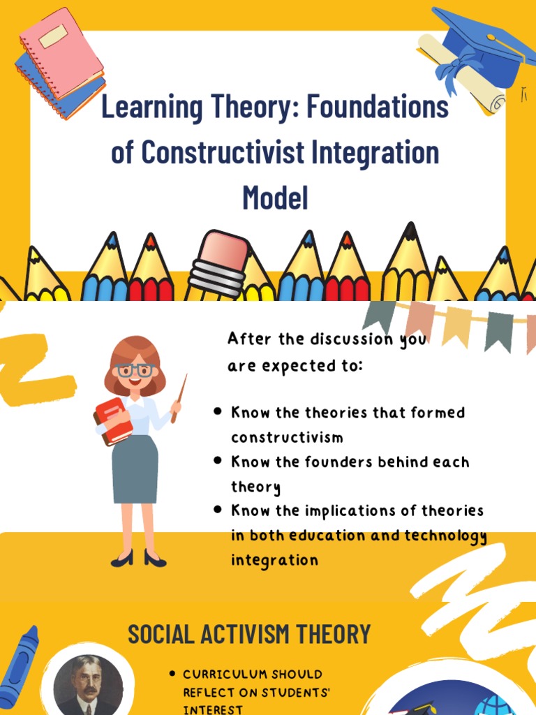 Learning Theory Foundations of Constructivist Integration Models | PDF
