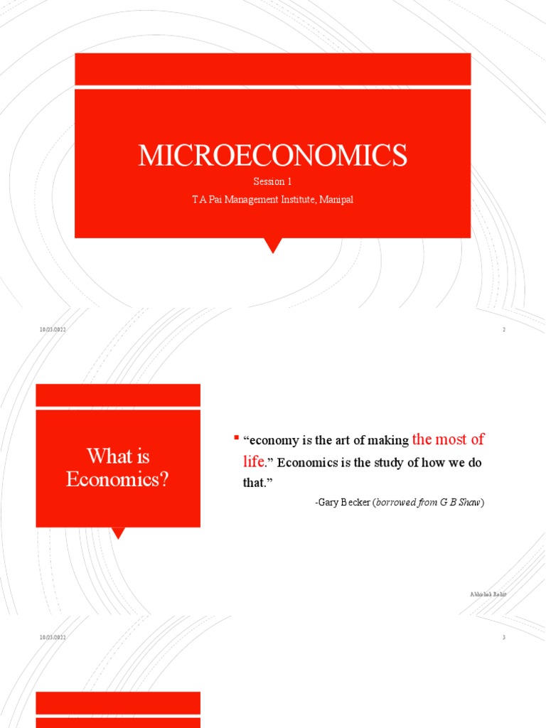 Microeconomics | Download Free PDF | Price Elasticity Of Demand ...