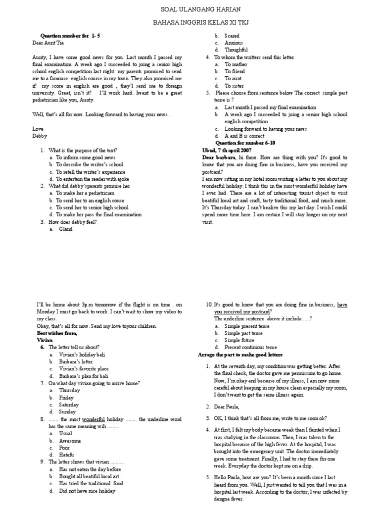 UH Personal Letter | PDF