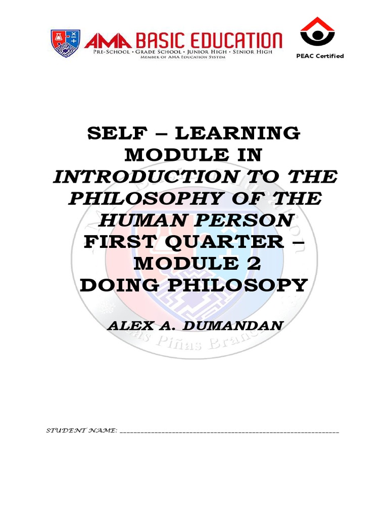 Q1 Module 2 | PDF | Reason | Dialectic