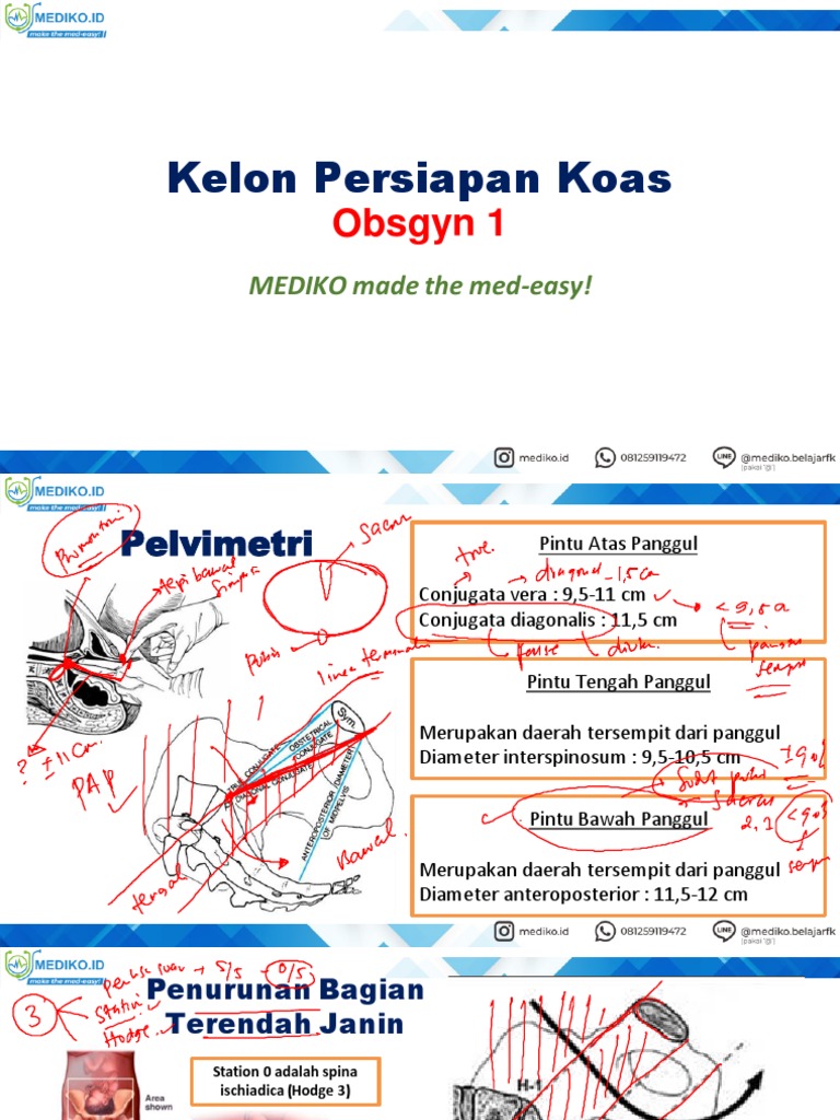 Obsgyn 1 Persiapan Koass by Cyndi | PDF